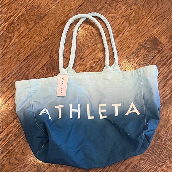 Athleta | Bags | Athleta Blue Ombre Tote Bag Nwt | Poshmark